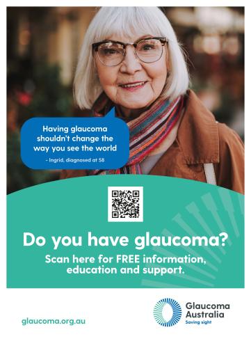A3 Waiting Room Poster #2 | Glaucoma Australia